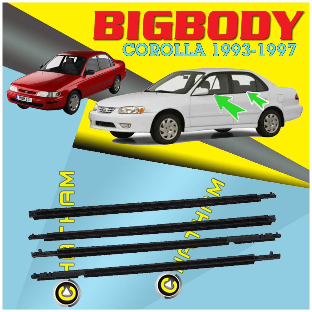 Corolla Bigbody - Outer Channel Weather Strip Moulding ( Set or Or Per ...