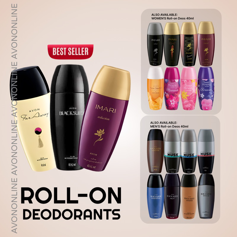 Avon Fragrance Deodorants 40ml | Shopee Philippines