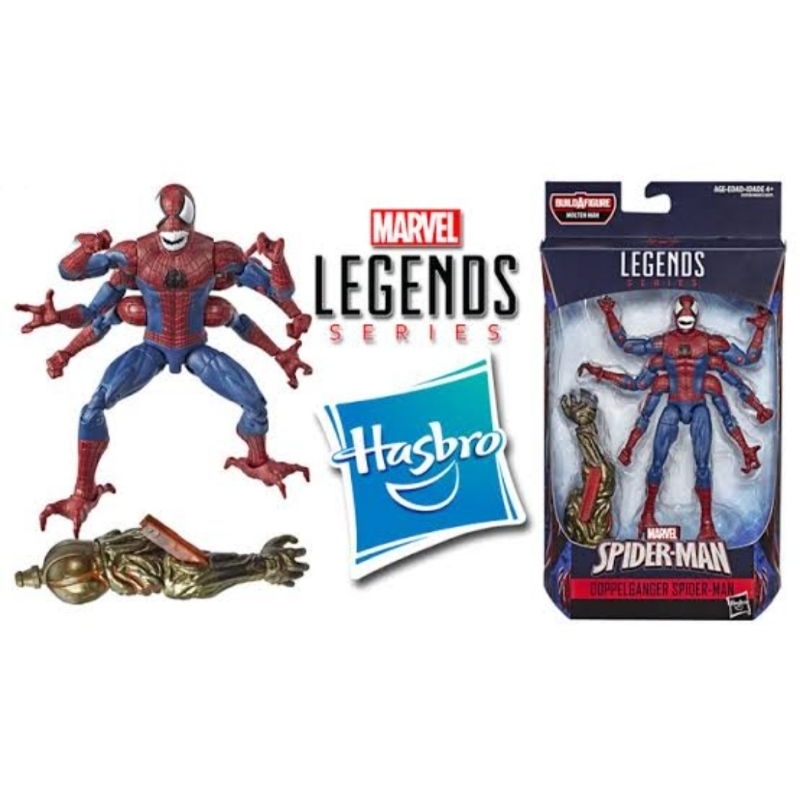 Marvel Legends Doppelganger Spiderman - Molten Man Wave | Shopee ...