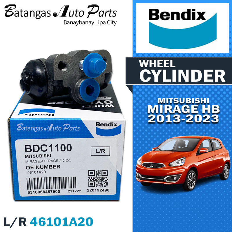 BENDIX REAR WHEEL CYLINDER MITSUBISHI MIRAGE HATCHBACK ONLY 2013-2023 ...