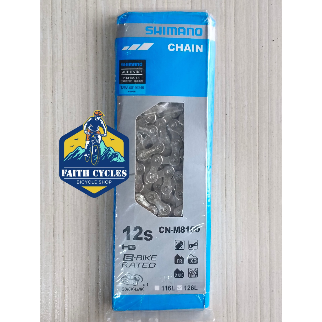 Original SHIMANO CHAIN 11Speed 116L / 12Speed 126L Silver MTB RB ...