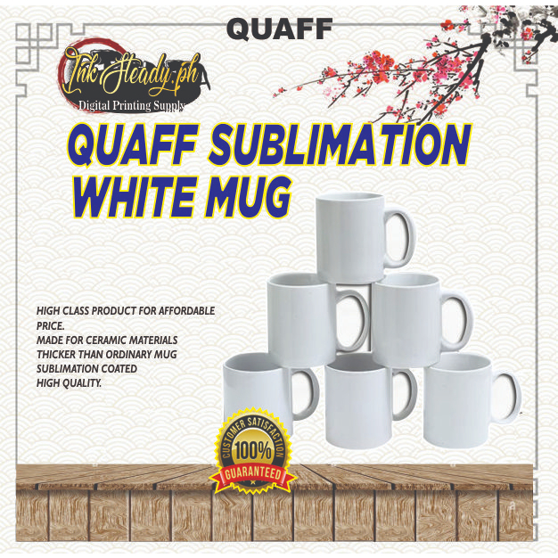 QUAFF Sublimation white mug (36pcs per box) | Shopee Philippines