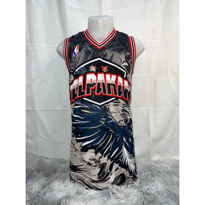 TALPAKAN GRAY BASKETBALL JERSEY FULL SUBLIMATION/ jersey fan wear ...