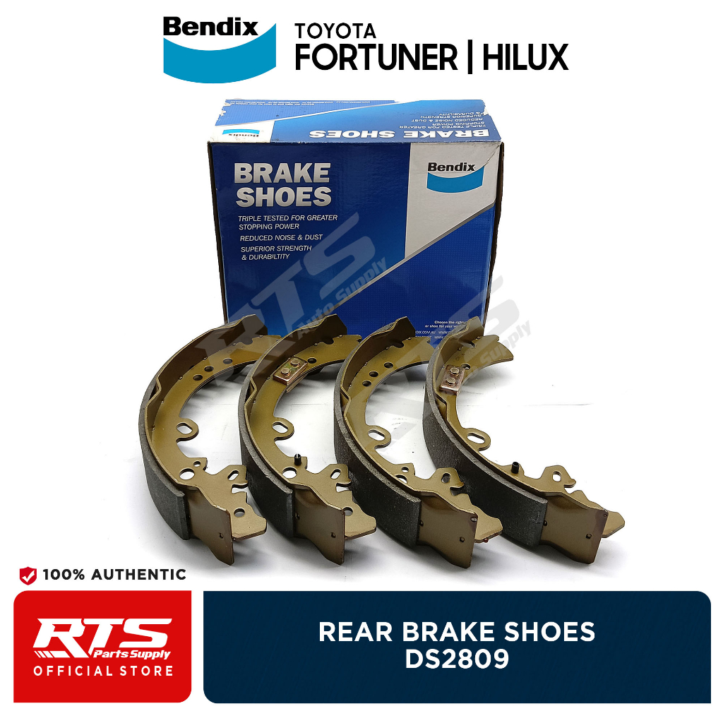 Bendix Rear Brake Shoe Toyota Fortuner 3.0 / Hilux 4x4 2005 - 2015 ...