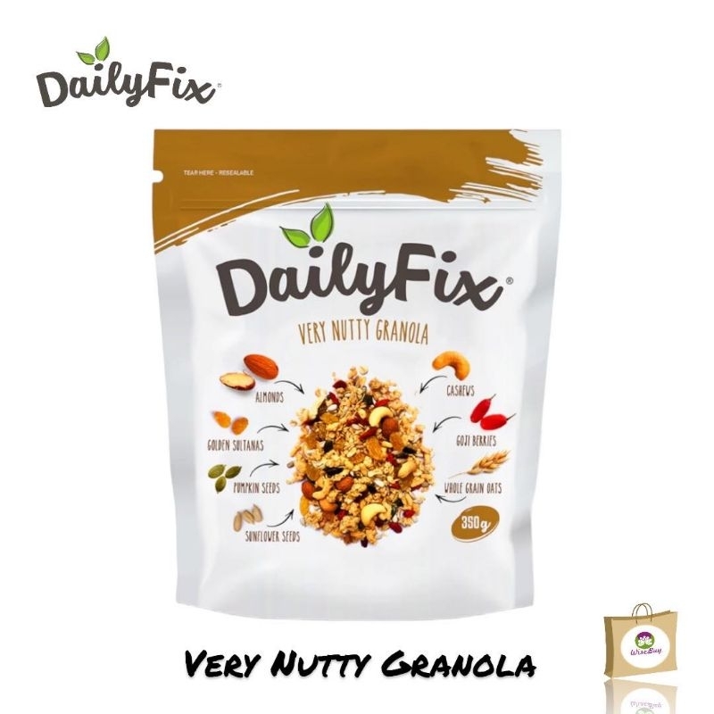 Daily FIX Very Nutty Granola 350g | Shopee Philippines