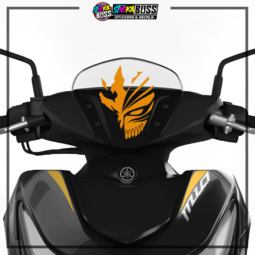 Ichigo Hollow Mask ( VINYL CUT-OUT STICKER DECALS ) | Shopee Philippines