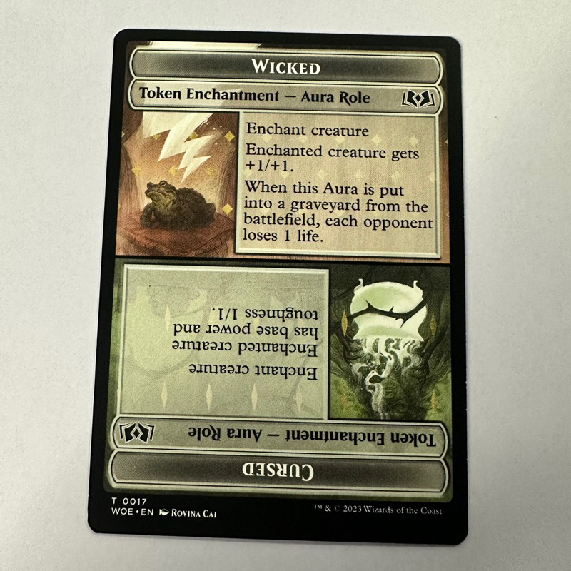 WICKED / CURSED ROLE // ON AN ADVENTURE EMBLEM TOKEN | WOE WILDS OF ...