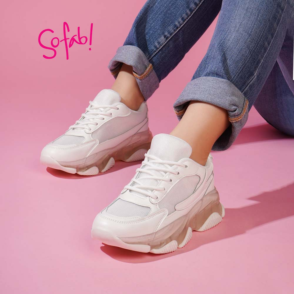 Sofab! Jayce Lace-up Sneakers | Shopee Philippines