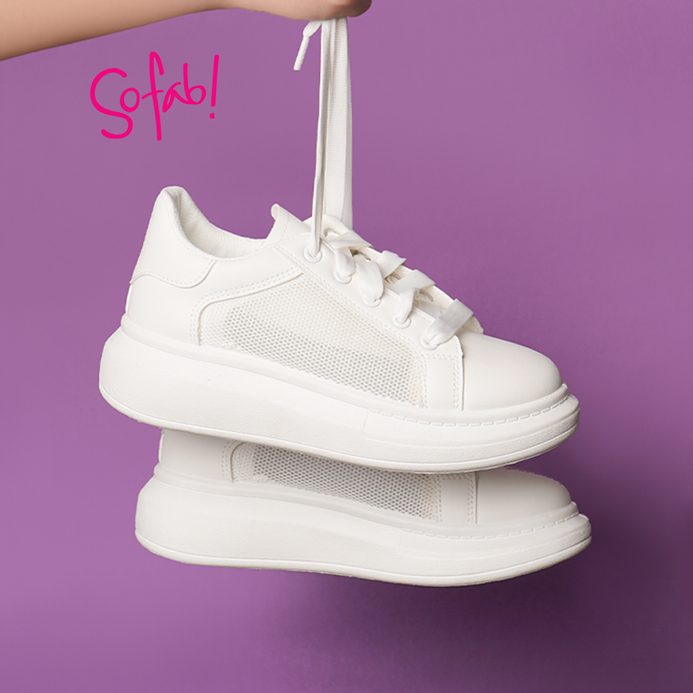 Sofab! Ashlyn Lace-up Sneakers | Shopee Philippines