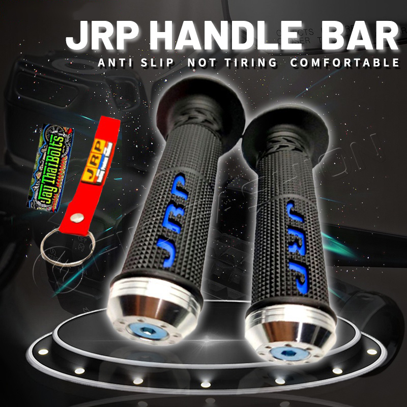JRP Motorcycle Handle Grip with Bar End Universal Handle Soft Rubber ...