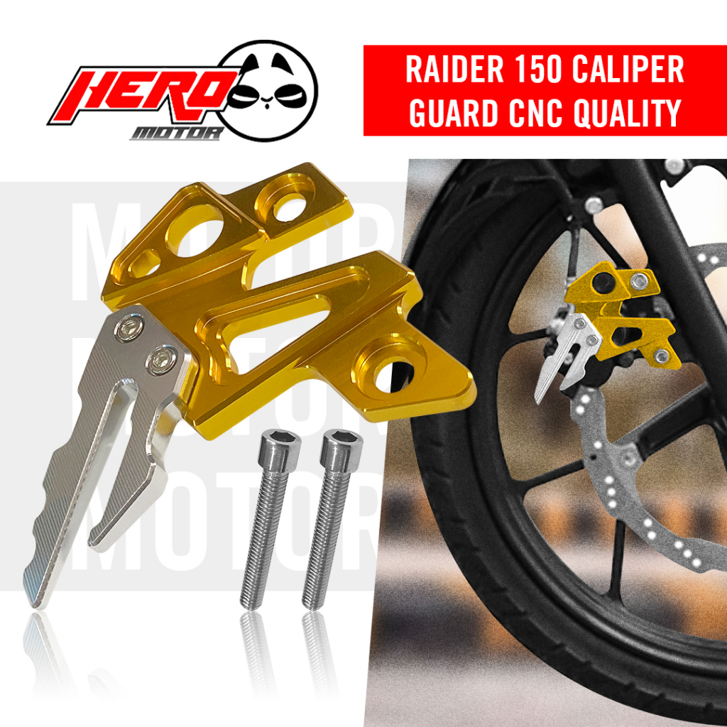Raider 150 Caliper Guard CNC Quality Heavy Duty Aluminum Alloy Made in ...