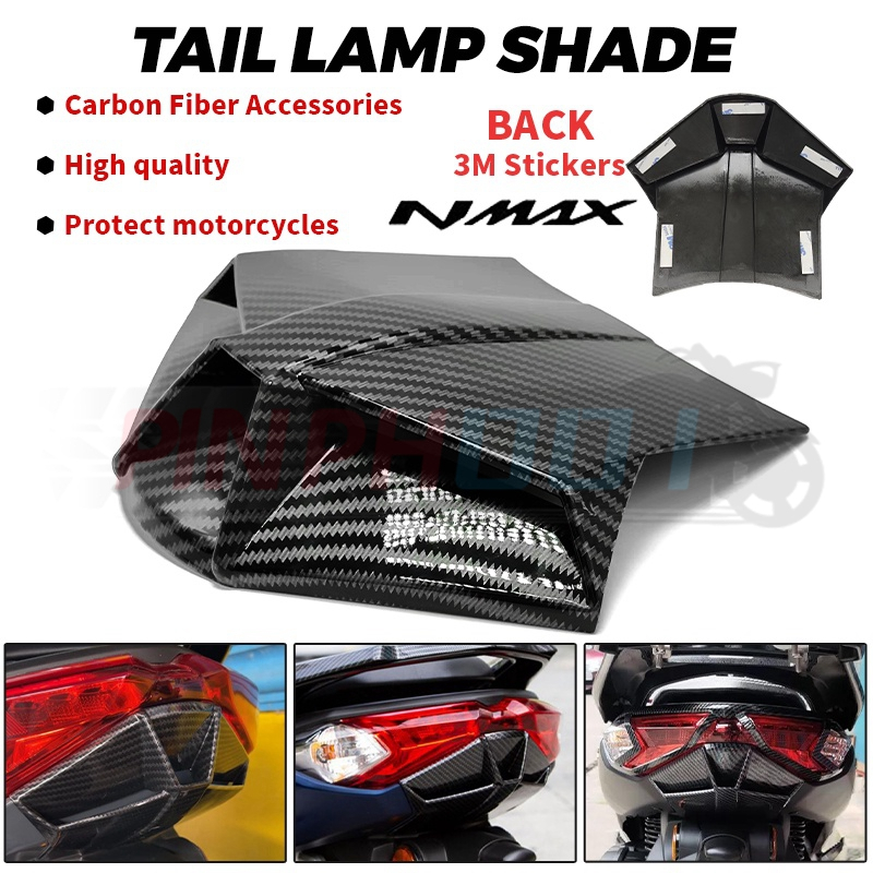 Yamaha NMAX V2 Tail Light Lower Cover Carbon / Rear Tail Lamp Garnish ...