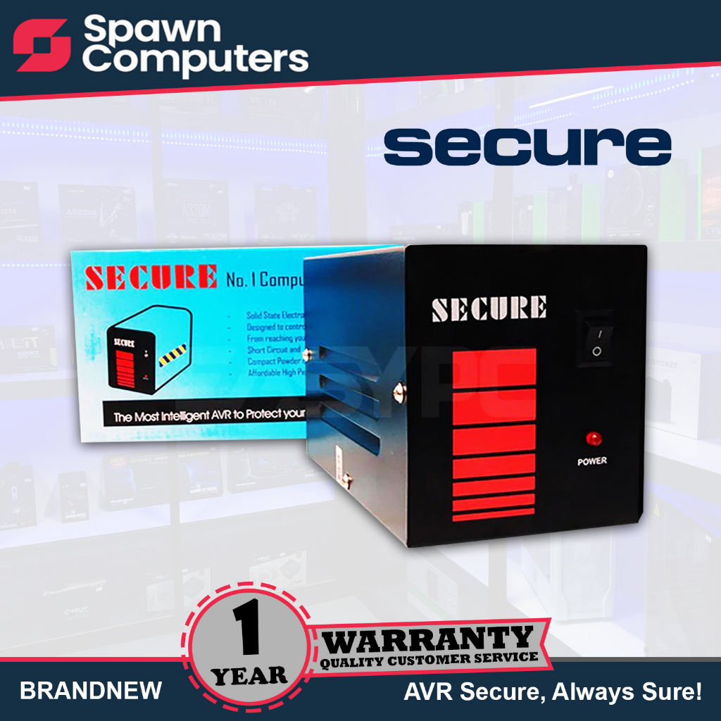 Secure AVR 500W 3 sockets 220VA 50A | COMPUTER AVR | DESKTOP AVR ...