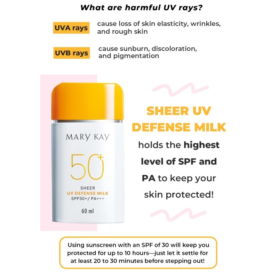 M@r y Ky SUN MILK Sheer UV Defense Milk SPF50/PA+++ SUNSCREEN | Shopee ...
