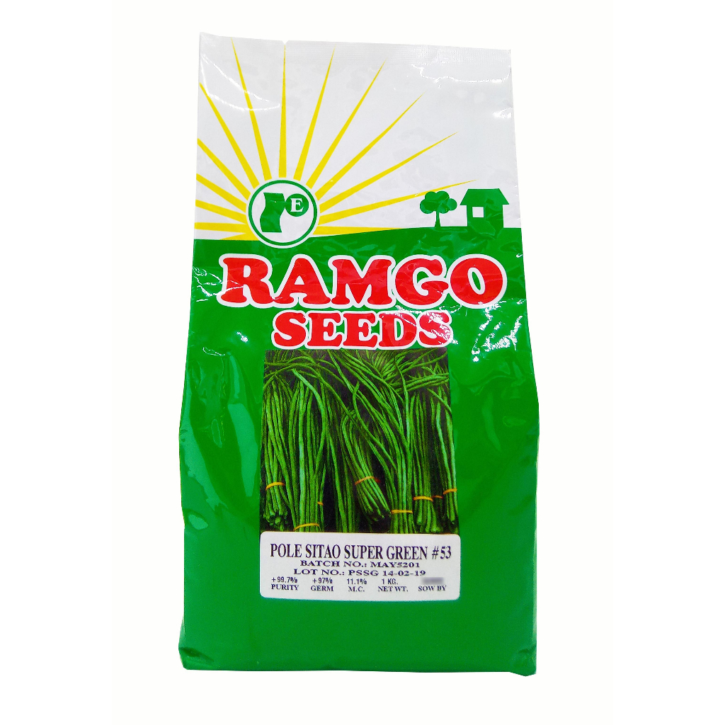 Ramgo Seeds 1 Kilo Pack Pole Sitao Super Green (RPD) GDSFPH_S4 | Shopee ...
