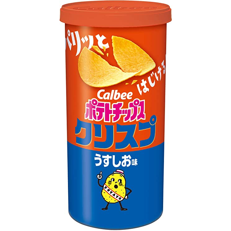 Calbee Potato Chips Crisp Light Salt Flavor 50g x 12 pieces Direct from ...