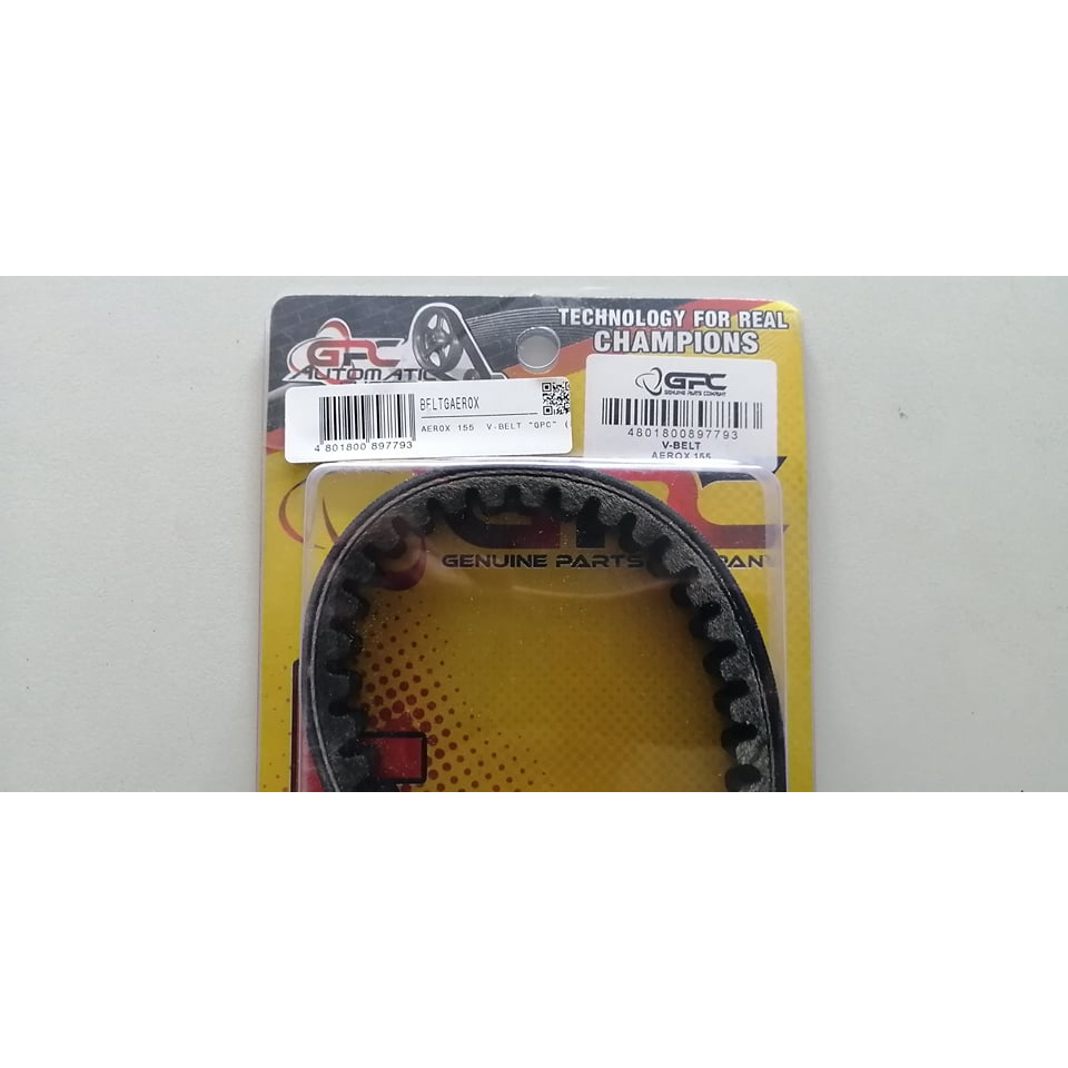 Yamaha Aerox 155 V.1 model 2020, 2021 CVT V belt, Drive belt no. B63 ...