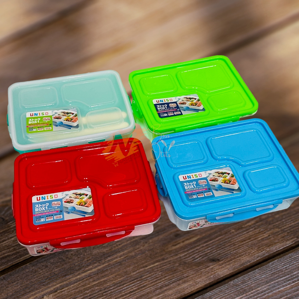 Multi-color Food Box Lunch Box 4 Compartment Portable Lunch Box ...