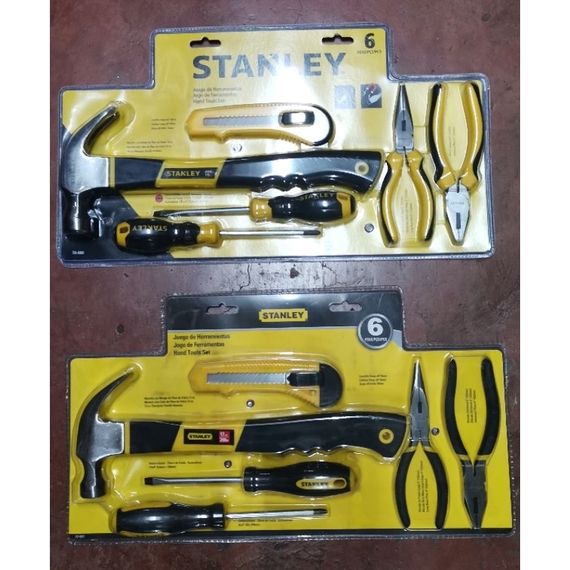 Stanley Hand Tool Kit Set (6Pcs/Set) 70-880 / 70-881 | Shopee Philippines