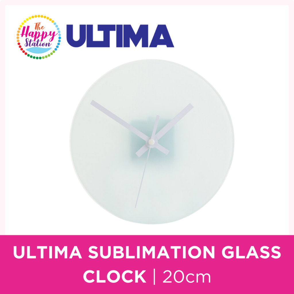 ULTIMA | Sublimation Glass Clocks | Shopee Philippines