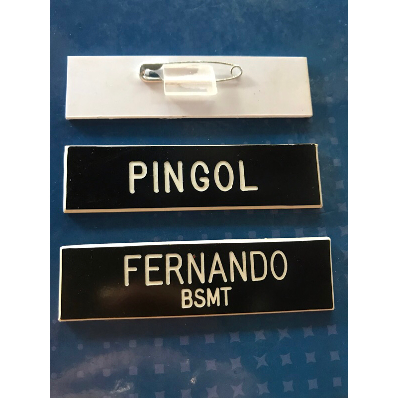 Customized Black&White Nameplate | Shopee Philippines