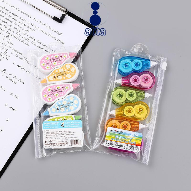 Mini Correction Tape 6 in 1 Stationery School Office Supplies 6pcs/pack ...