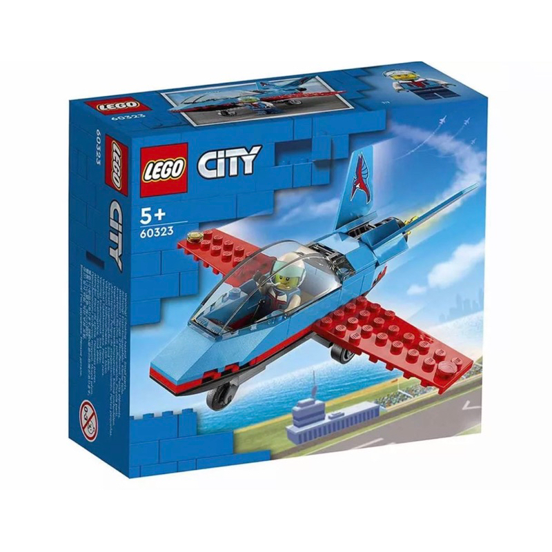 super sale! LEGO City 60323 Stunt Plane, Age 5+, Building Blocks, 2022 ...