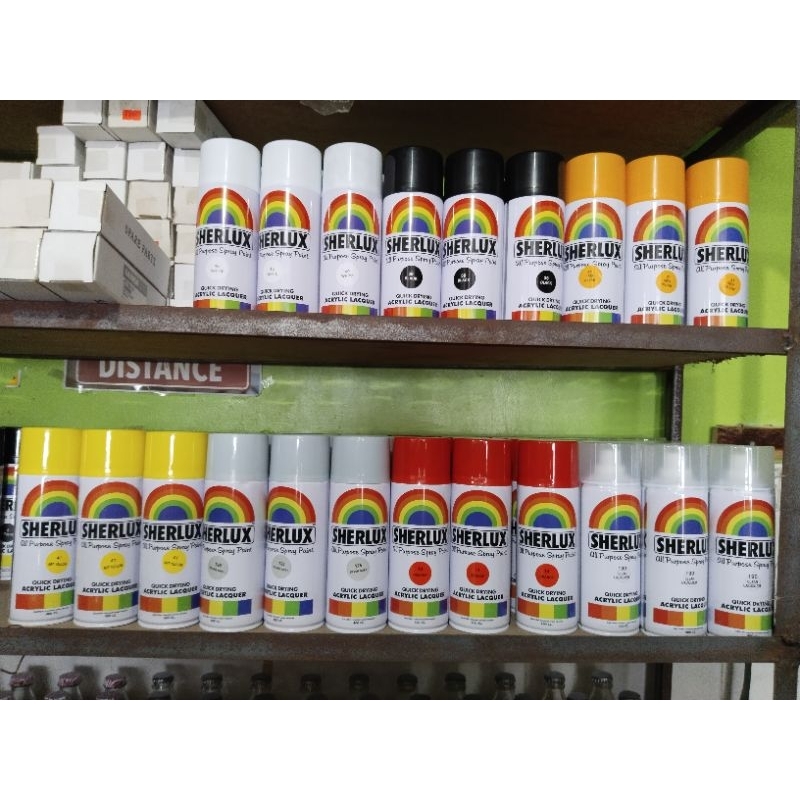 acrylic spray paint qde quick dry enamel sherlux brand | Shopee Philippines