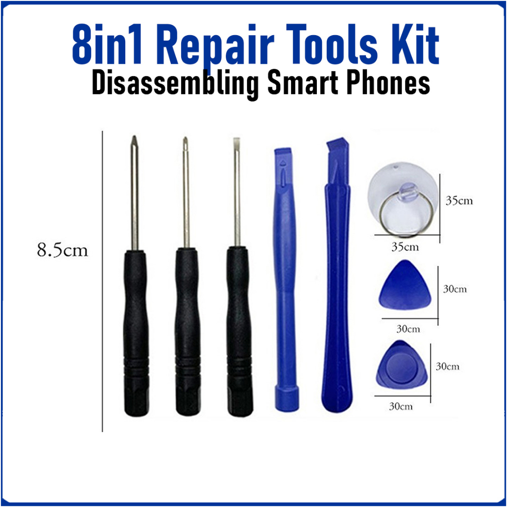8 in 1 Mobile Tools for Disassembling Smart Phones Screwdriver Set ...