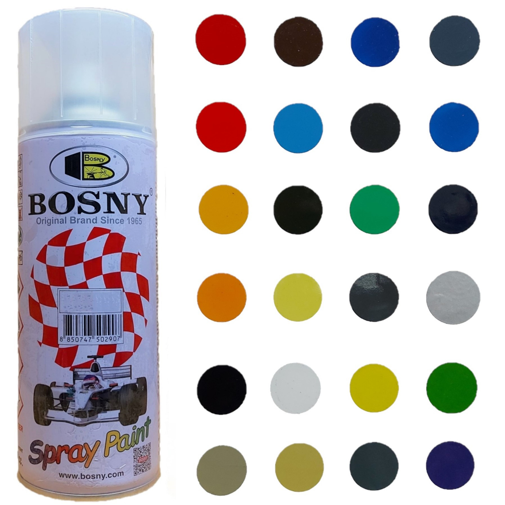 Bosny Acrylic Spray Paint (Available in Different Colors) - 400cc ...