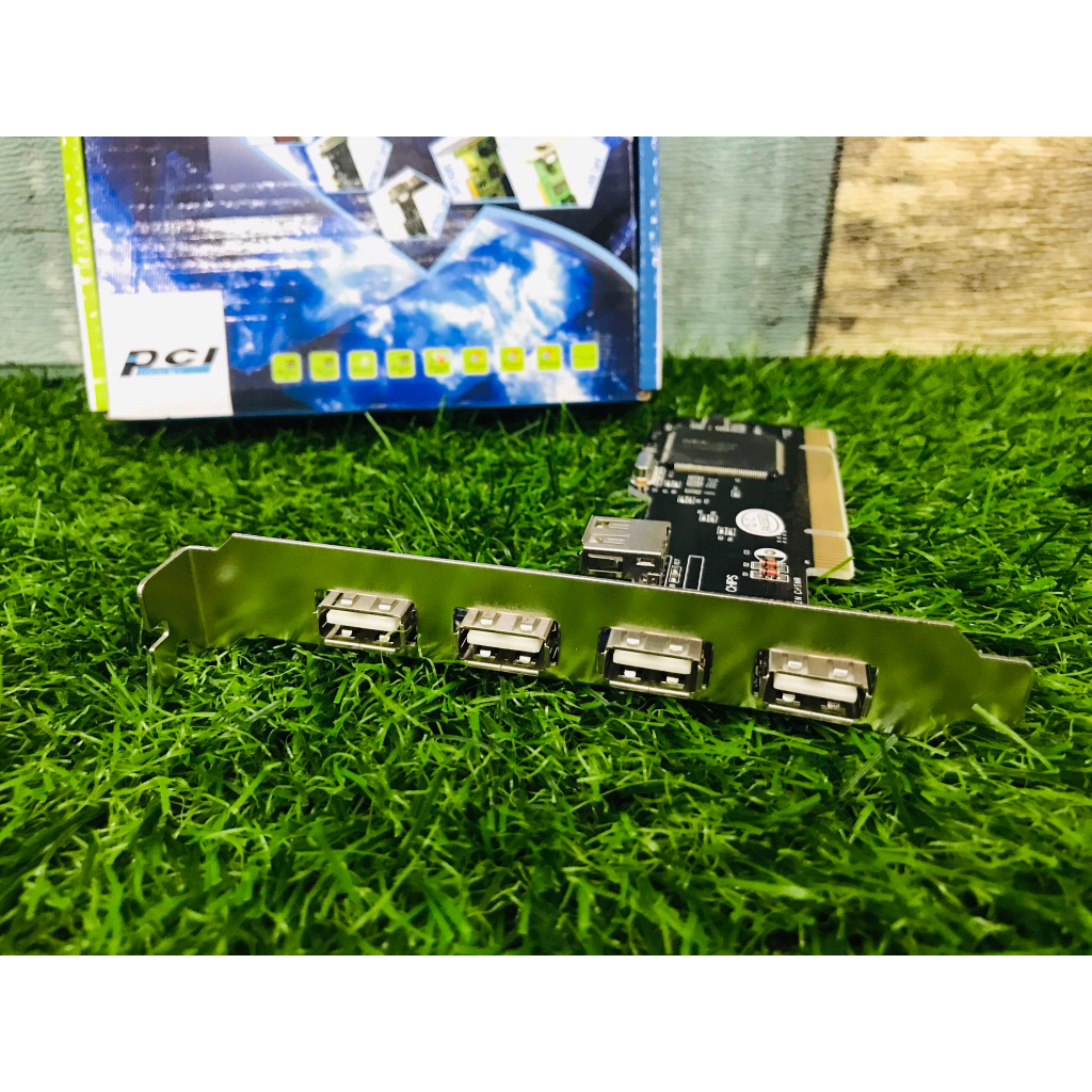 PCI USB 2.0 ADD IN CARD (4 PORTS + 1 PORT INTERNAL) GF12009 | Shopee ...