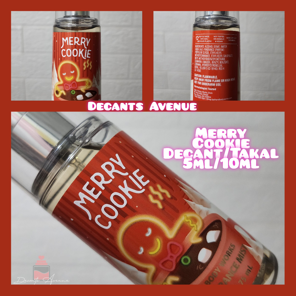 Bath And Body Works - Merry Cookie 1mL 3mL 5mL 10mL | Shopee Philippines