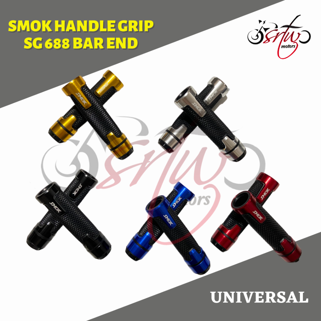 SRTW SMOK Handle Grip SG 688 with Bar End Universal | Shopee Philippines