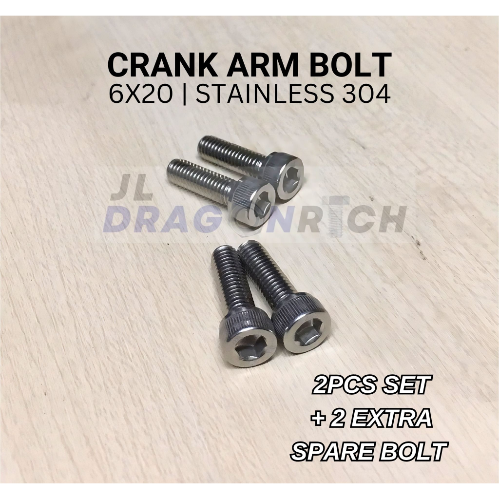 Crank Arm Bolt Allen Stainless Steel 304 Brake Set Caliper Bolt MTB Road Bike [2PCS SET ...