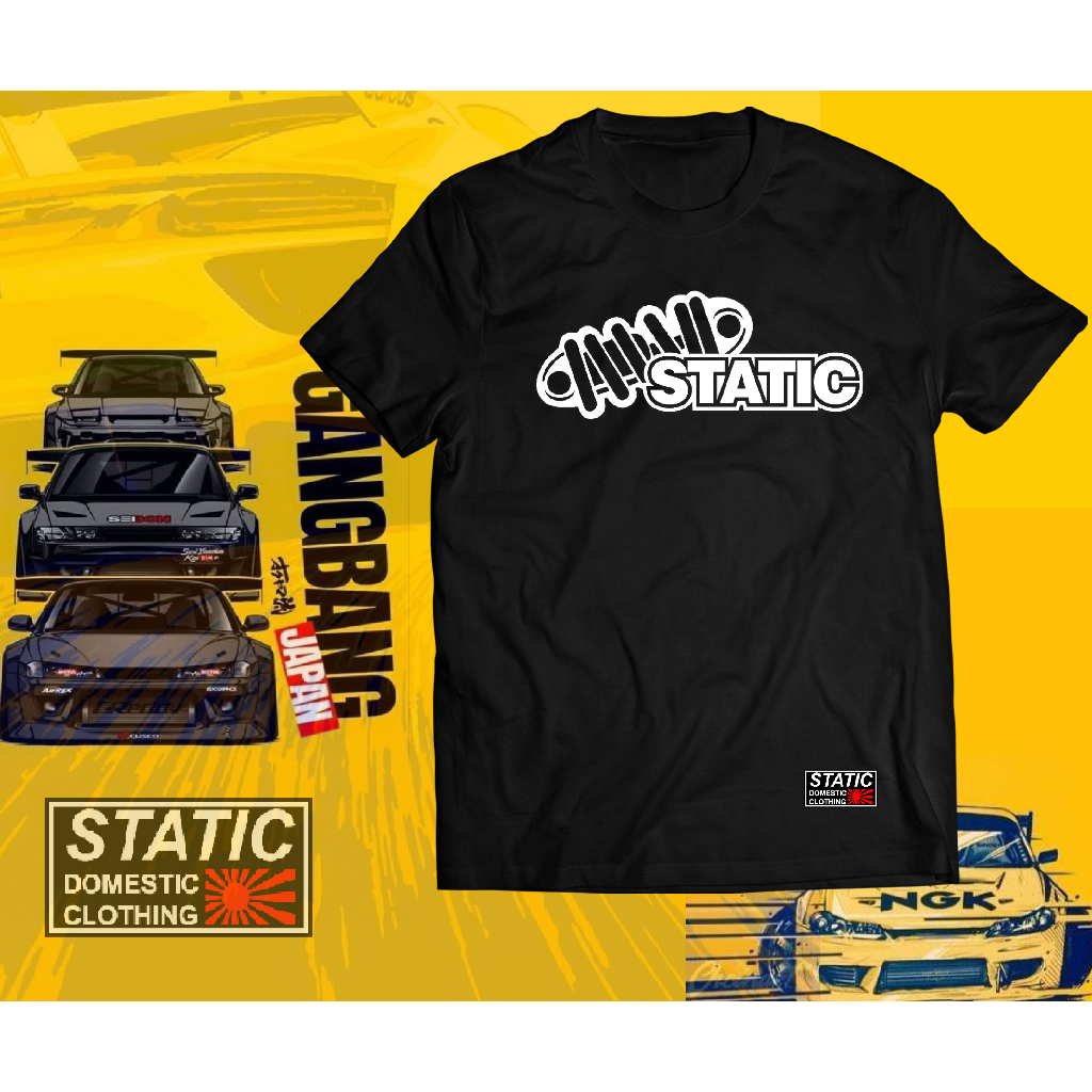 STATIC JDM Tshirt Static Clothing Line Unisex for Car Enthusiast ...