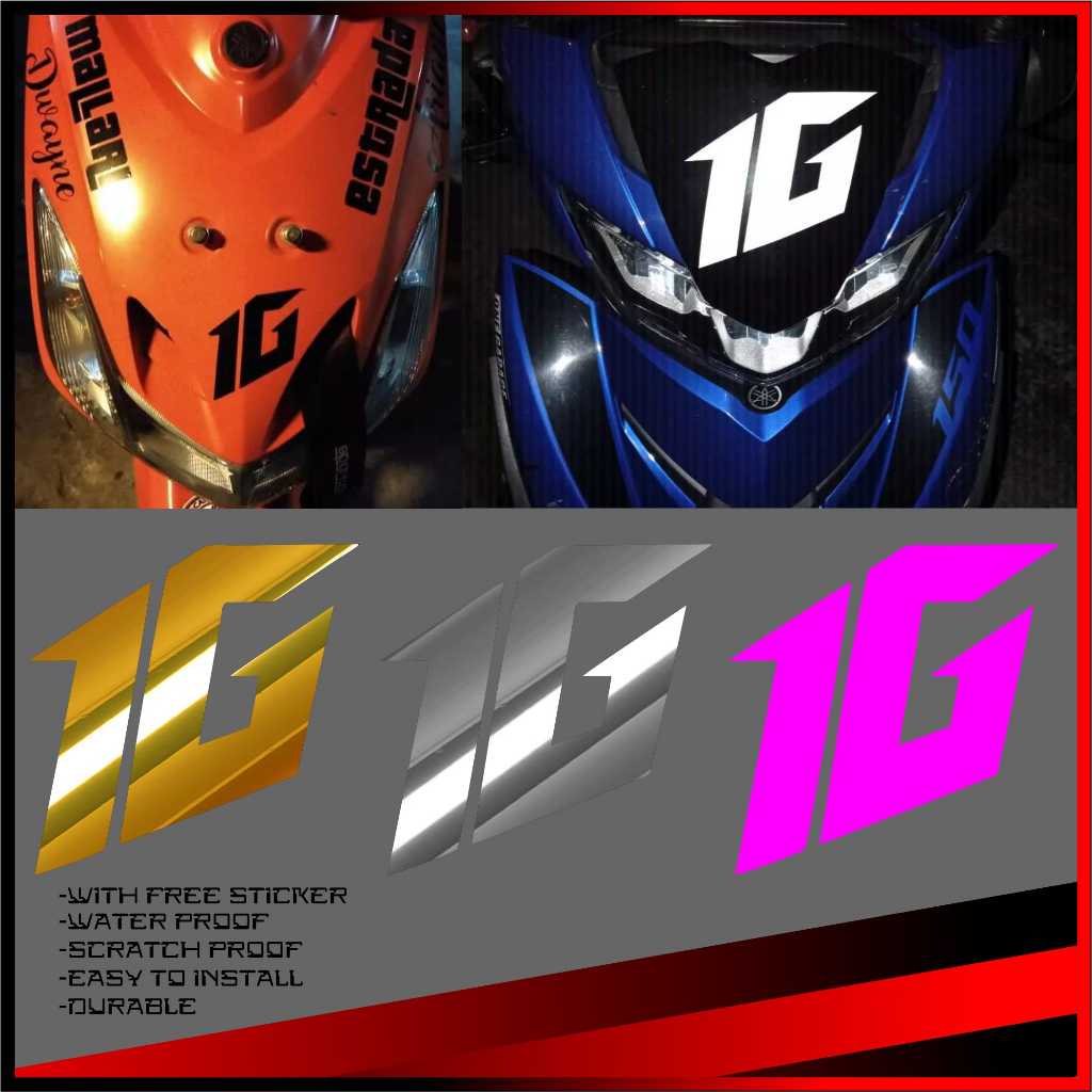 1G -OneGarage Vinyl cutout sticker | Shopee Philippines