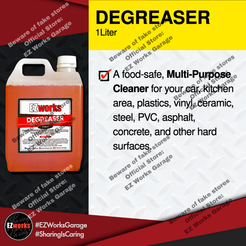 EZ WORKS DEGREASER 1LITER | Shopee Philippines