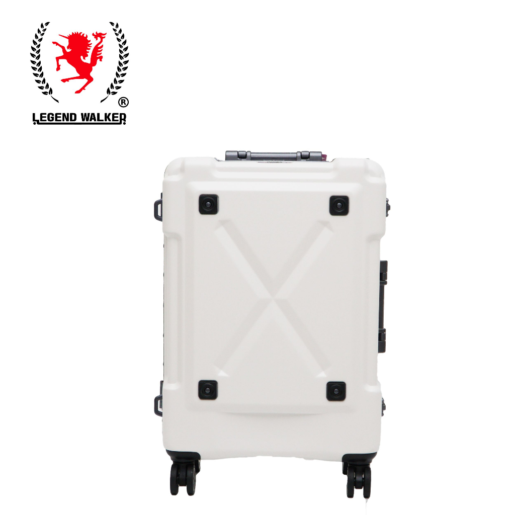 LEGEND WALKER Outdoor 6302 Matte White (Frame Type) - TSA Luggage ...
