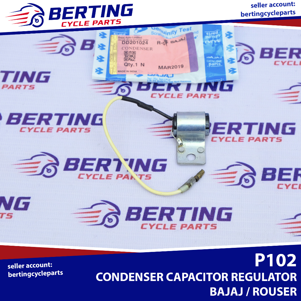 CONDENSER CAPACITOR REGULATOR 4700uF Bajaj Rouser Genuine DD201024 ...