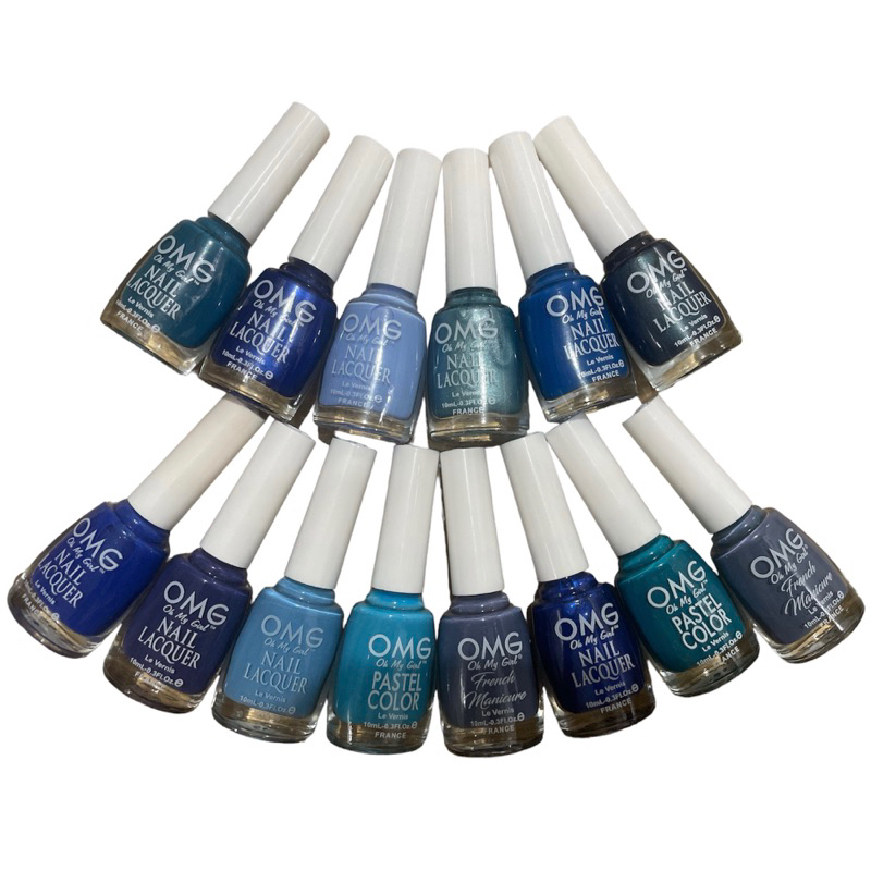 Original OMG nail polish ( Blue ) | Shopee Philippines