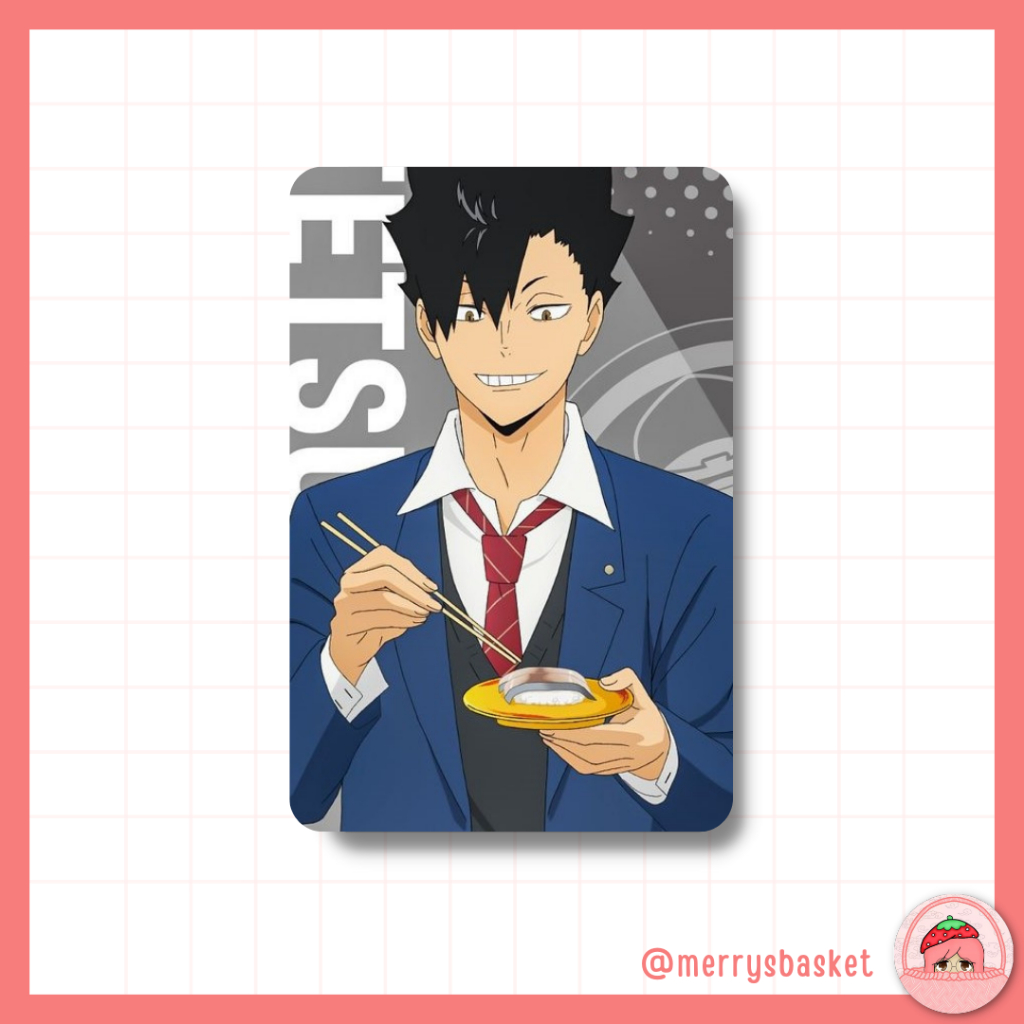 HAIKYUU!! X SUSHIRO ANIME PC PHOTOCARD UNOFFICIAL FANMADE PRINT LOMO ...