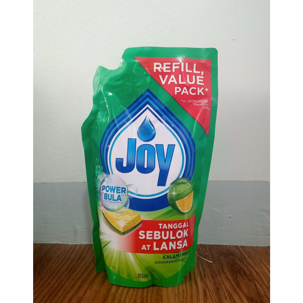 Joy Dishwashing Liquid Refill Value Pack 355ml | Shopee Philippines