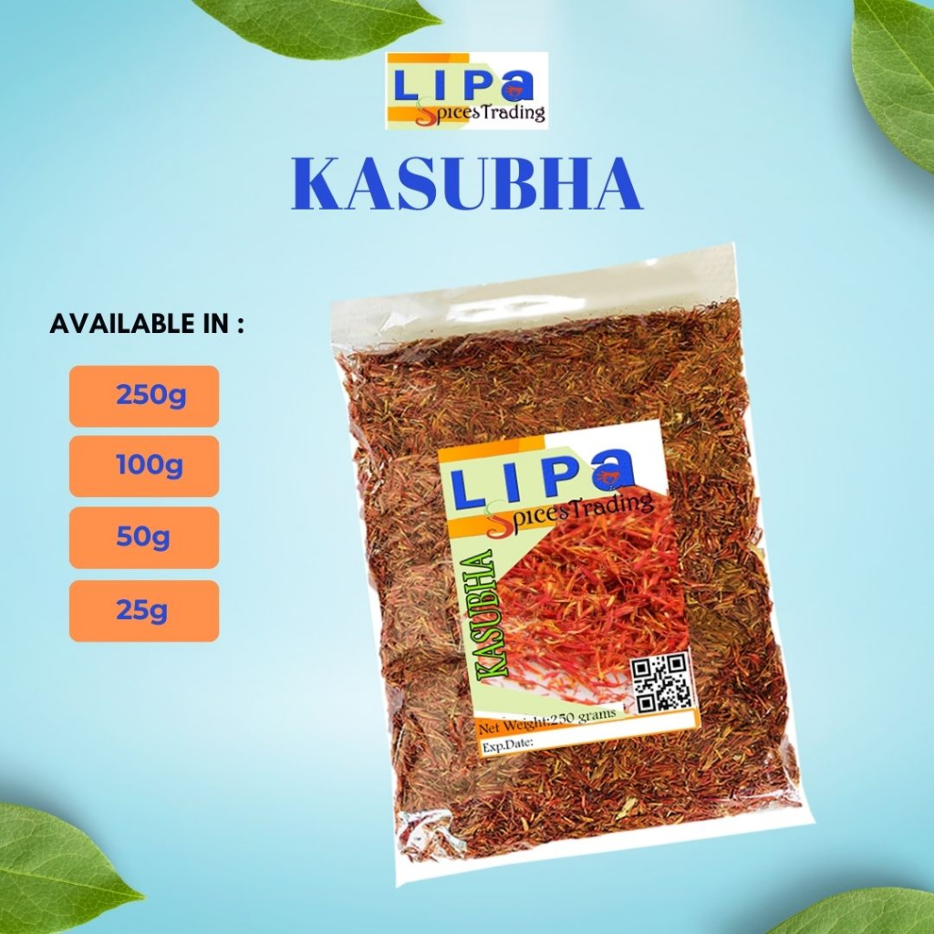 Lipa Spices Trading Kasubha / Saffron 250 Grams | 100 Grams | 50 Grams ...