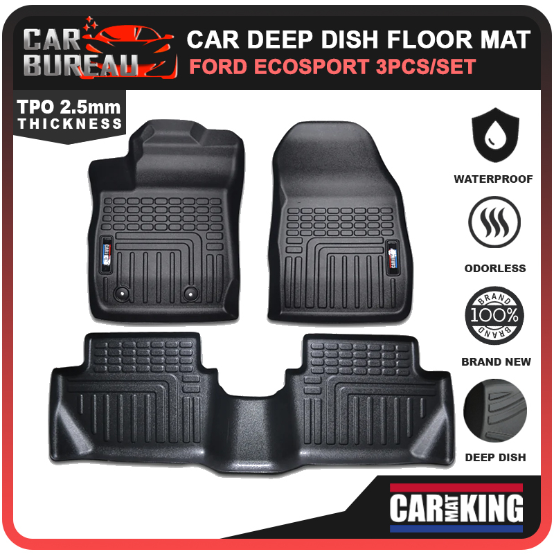 CARMATKING Ford Ecosport 2014 - 2022 Deep Dish Mats TPO Matting | CFM ...