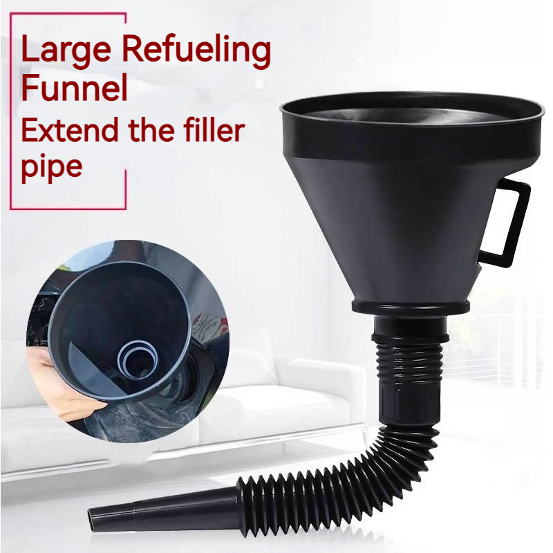 Large caliber refueling funnel Plastic funnel with filter screen car ...