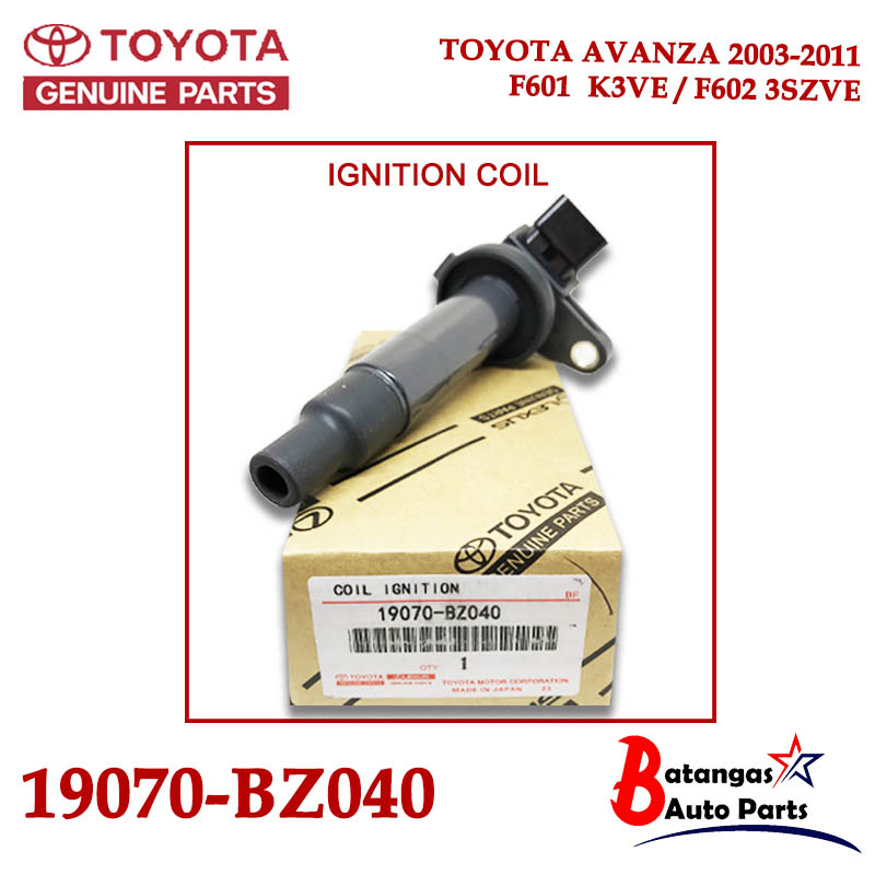 IGNITION COIL TOYOTA AVANZA 2003-2011 F601 K3VE / F602 3SZVE | Shopee ...