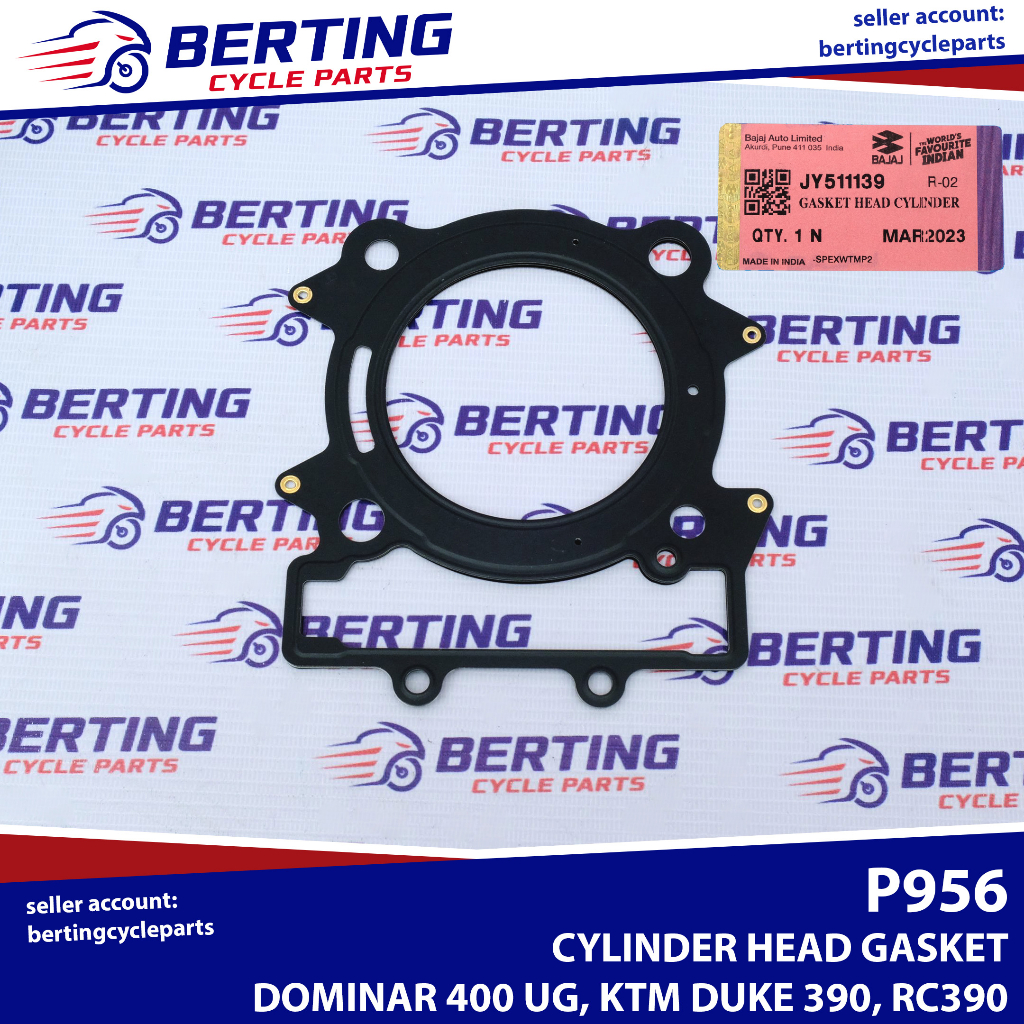 GASKET CYLINDER HEAD Dominar 400 UG KTM Duke 390 RC 390 Genuine ...