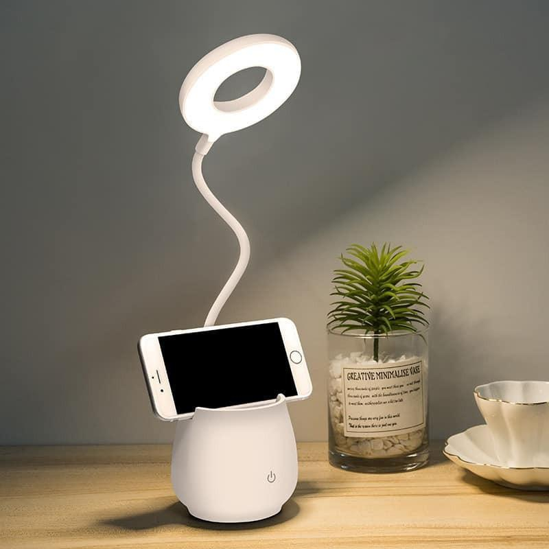 LED Desk Lamp Pen Holder Rechargeable USB Portable Table Lamp Touch ... LED Desk Lamp Pen Holder Rechargeable USB Portable Table Lamp Touch ...
