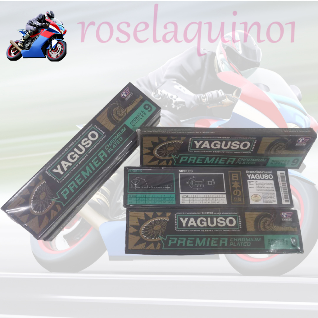 yaguso chrome plated spokes rios Available TOP | Shopee Philippines