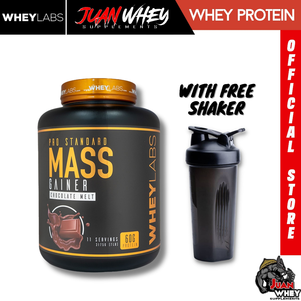 WHEYLABS PRO STANDARD MASS GAINER 7LBS with or without SHAKER ...